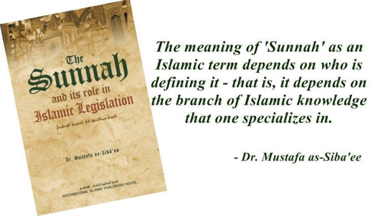 Book Review: The Sunnah And Its Role In Islamic Legislation by Dr ...